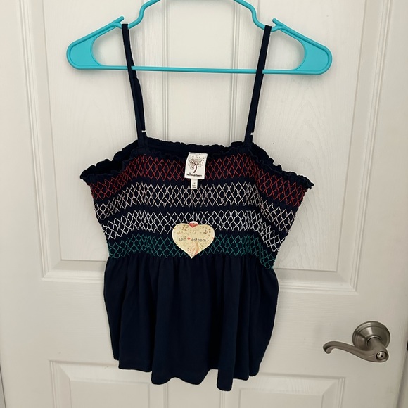 Self Esteem | Tops | Nwt Navy Smock Tank Top | Poshmark